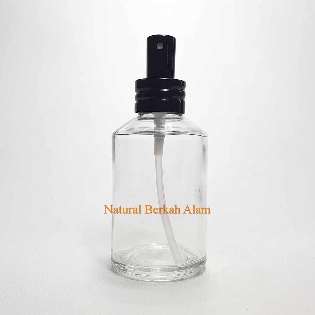 Jual Botol Kaca Serum GD 120 Ml Clear Ori Tutup Spray Alu Spiral / Botol Kaca / Botol Kaca ...