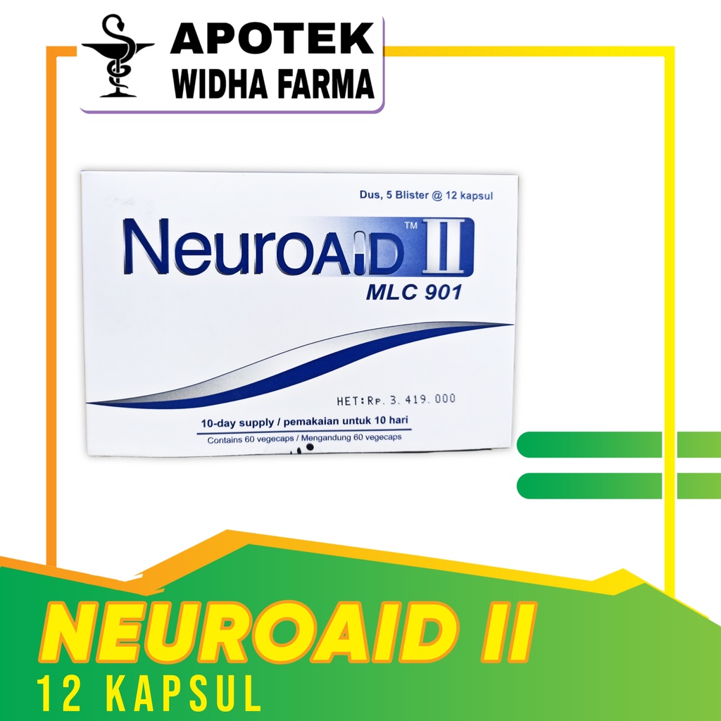 Jual Neuroaid II 12 Kapsul (Suplemen) | Shopee Indonesia
