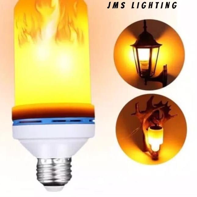 Jual Obral Menarik Lampu Api LED Obor 9 Watt 9W / Lampu Dekorasi Cafe ...