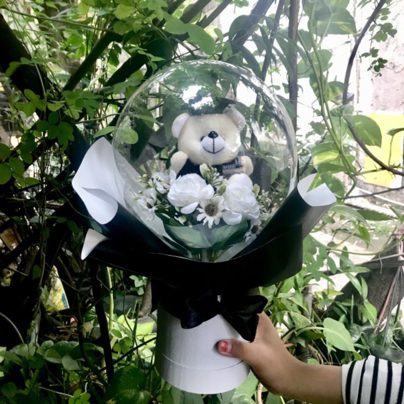 Jual BUKET BUNGA BONEKA WISUDA BALON BLOOM BOX | Shopee Indonesia