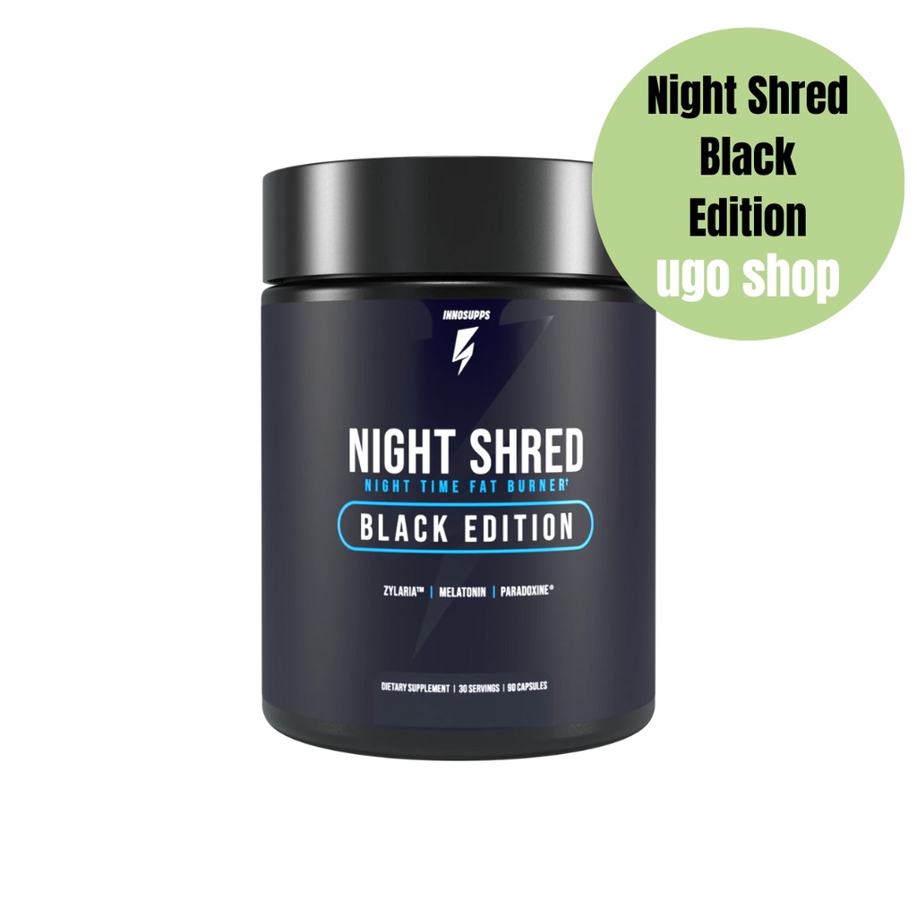 Jual INNOSUPPS Night Shred Black, Night Time Fat Burner BLACK EDITION ...