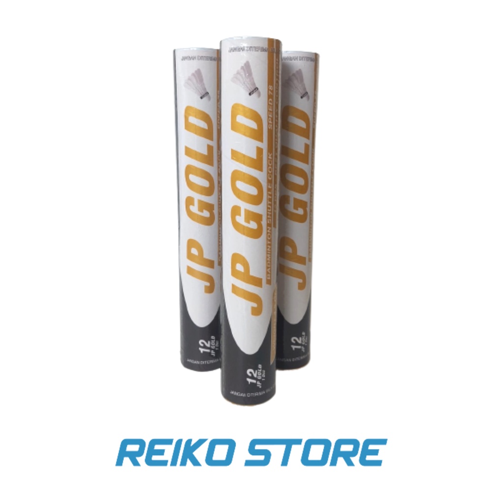 Jual JP GOLD Shuttlecock Kok Bulutangkis Bola Badminton Cock Logo Emas ...