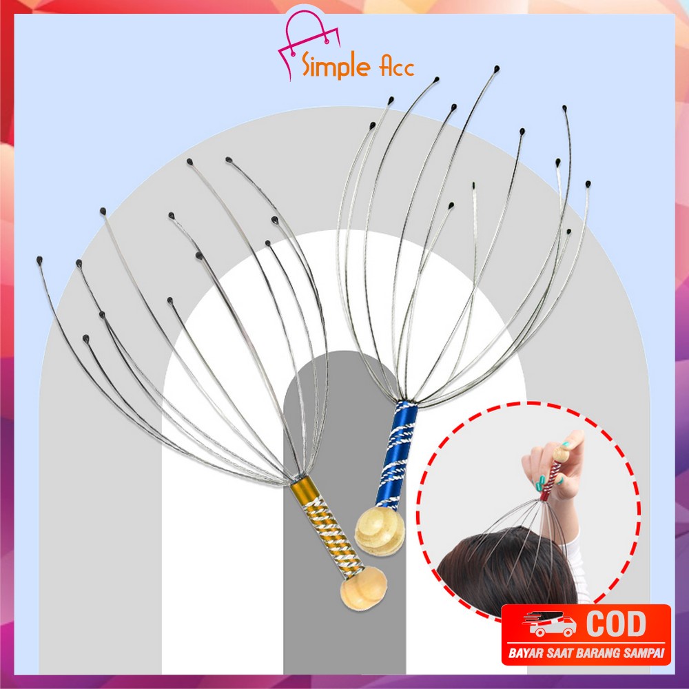 Jual DO-C636 Peralatan Pijat Kepala Terapi Kesehatan Terapi Refleksi Kepala Massage Kesehatan ...