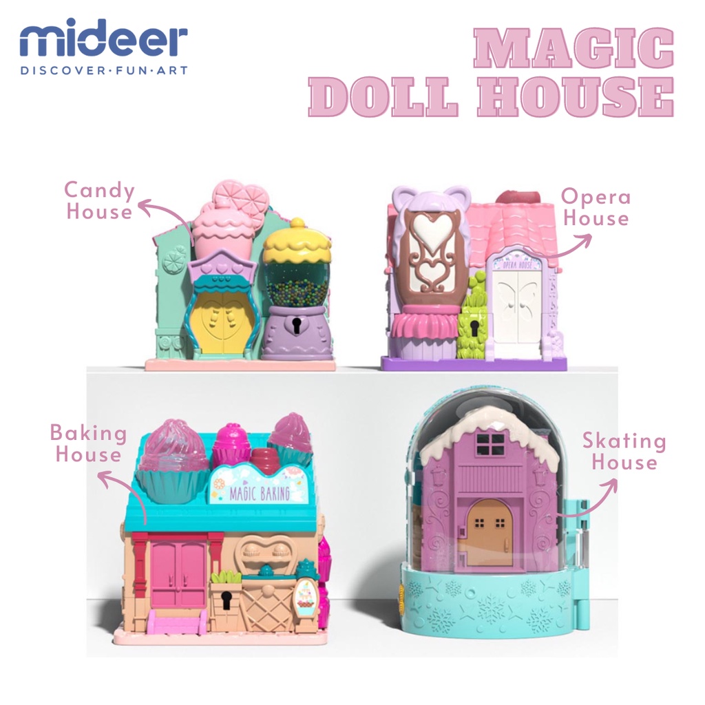 Jual Mideer Magic Doll House Toys Mainan Rumah Boneka Musik Anak ...