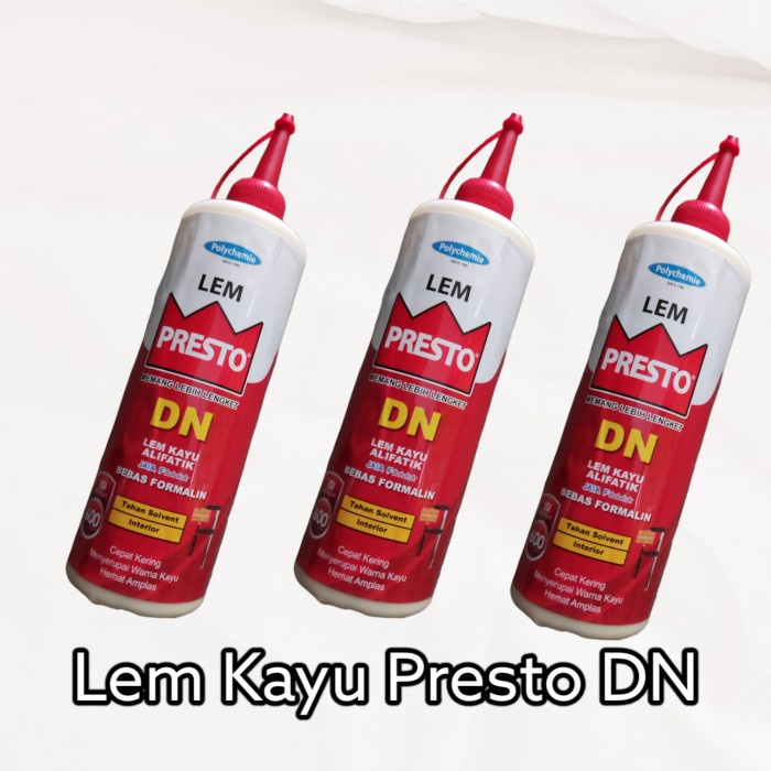 Jual Lem Kayu Presto DN Putih 600 Gram | Shopee Indonesia
