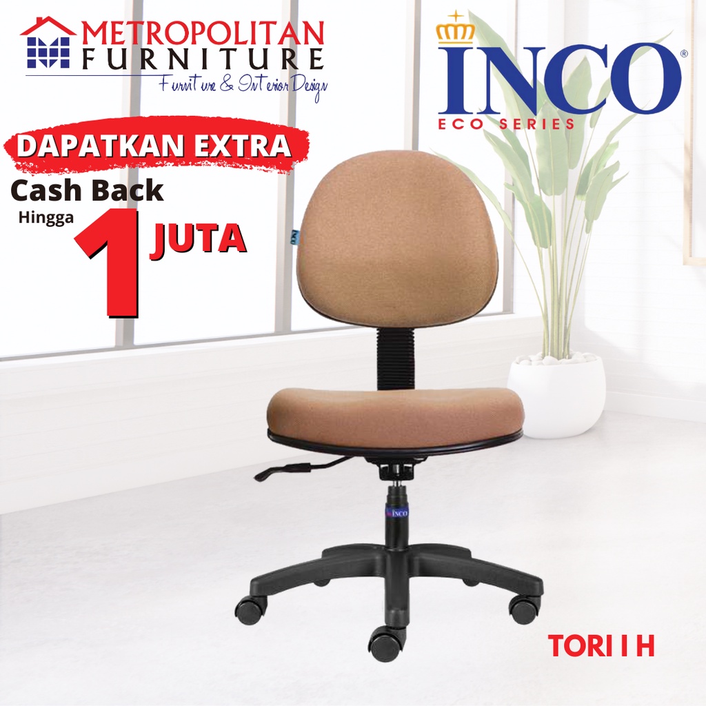 Jual Kursi Kantor Indachi Inco Bangku Kerja Office Chair Tori I H ...