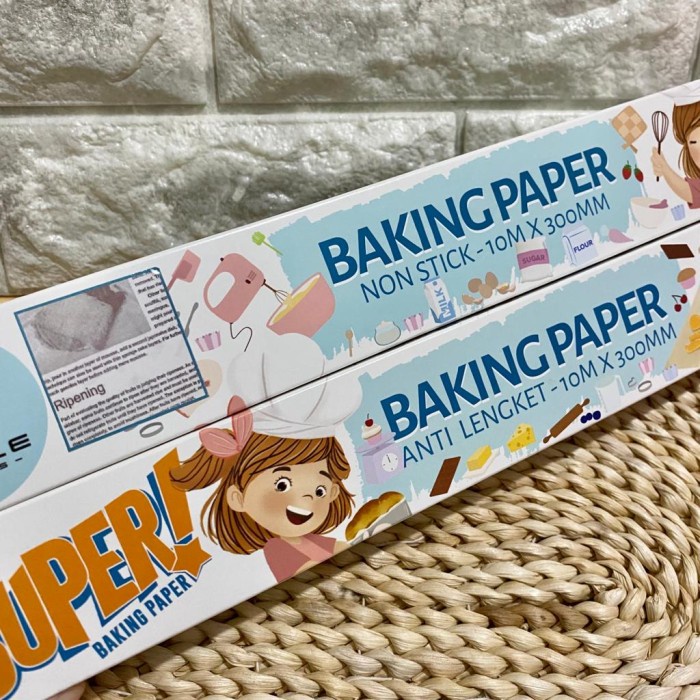 Jual KERTAS ROTI VINTAGE EDITION - NICOLE NON-STICK BAKING PAPER 10M X ...