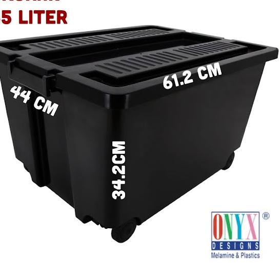 Jual Super Kejutan Box container Hitam Onyx 65 liter box onyx 45 liter ...