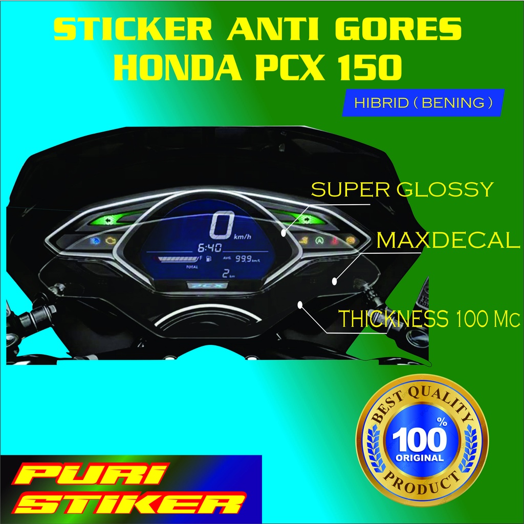 Jual STIKER PELINDUNG SPEEDOMETER MOTOR HONDA PCX 150 CC | Shopee Indonesia