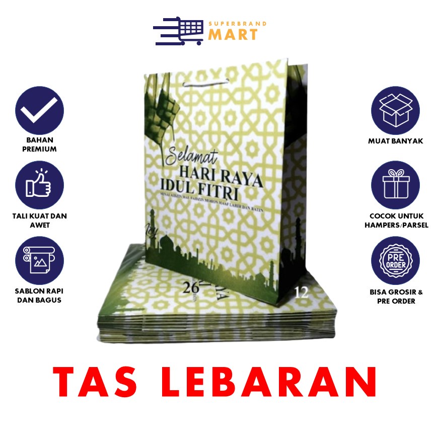 Jual Tas Kertas Souvenir Premium Paper Bag Hampers Parcel Lebaran ...