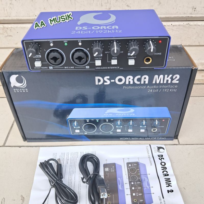 Jual DOLPHIN SOUND DS ORCA MK 2 SOUNDCARD RECORDING DOLPHIN ORCA ...