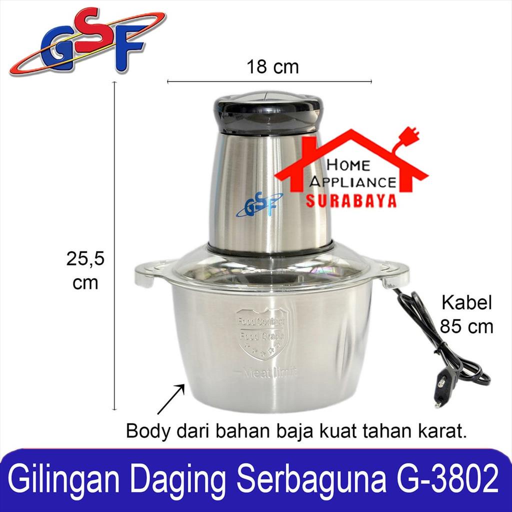 Jual Alat Penggiling Daging Blender Bumbu Listrik - Food Processor ...