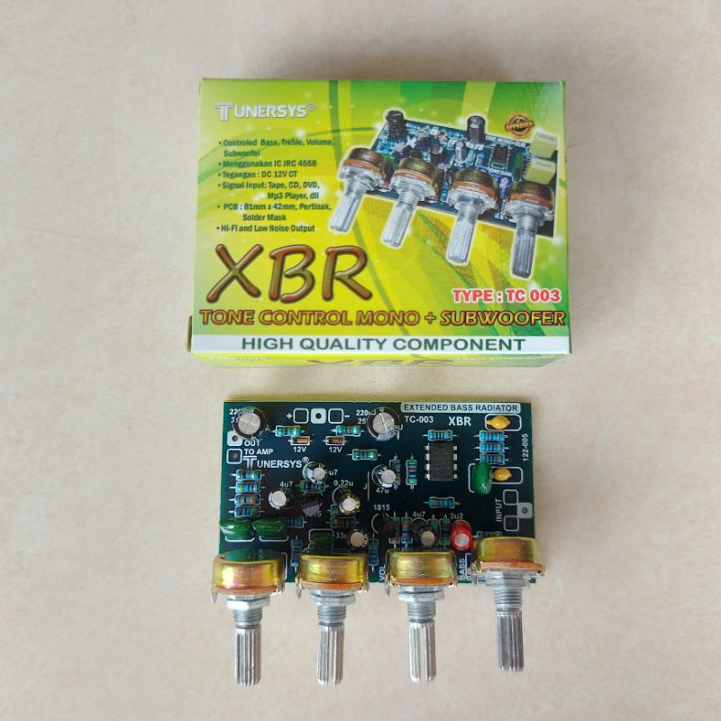 Jual Tone Control Mono + Subwofer XBR Tunersys TC 003 | Shopee Indonesia