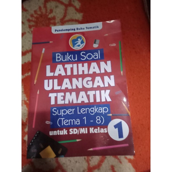 Jual buku soal latihan ulangan tematik super lengkap tema 1-8 untuk SD mi kelas 1 | Shopee Indonesia