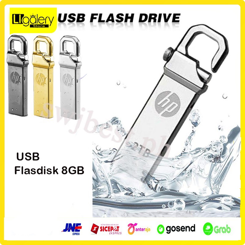 Jual Flashdisk 8 GB /Usb 2tb Hp V8 Bahan Logam Anti Air | Shopee Indonesia