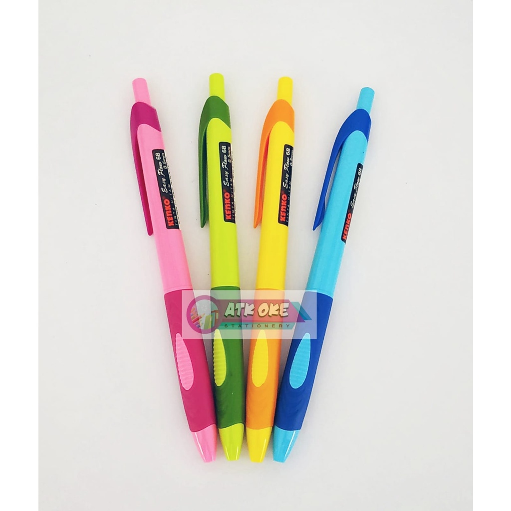 Jual Kenko Pen Easy Flow68 0.5mm Hitam 1Pcs | Shopee Indonesia