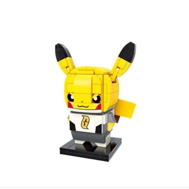 Jual QMAN Keepley Pikachu Block Toy / Mainan Balok Susun Lego Pikachu ...