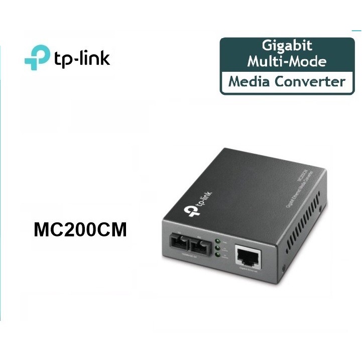 Jual TPLink MC200CM Gigabit Multi-Mode Media Converter MC200 | Shopee ...