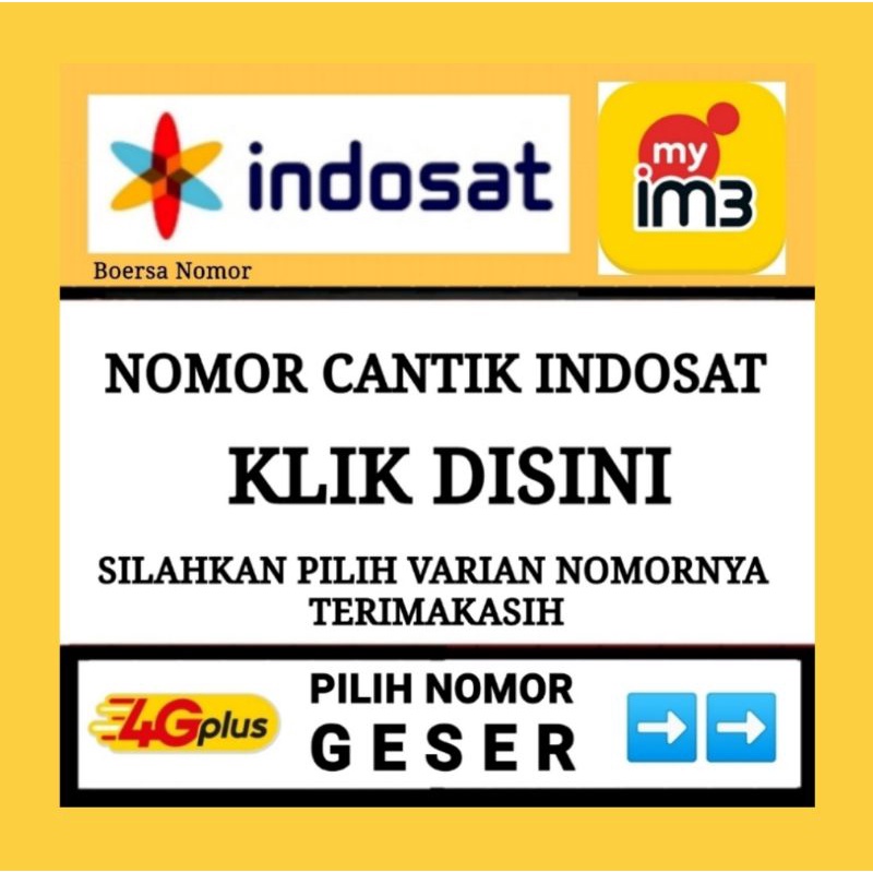 Jual Nomor Cantik Indosat Nomor Indosat Cantik Kartu Indosat Cantik ...