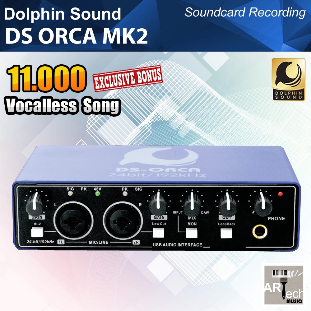Jual Dolphin Sound DS ORCA / DS-ORCA Audio Interface Soundcard ...