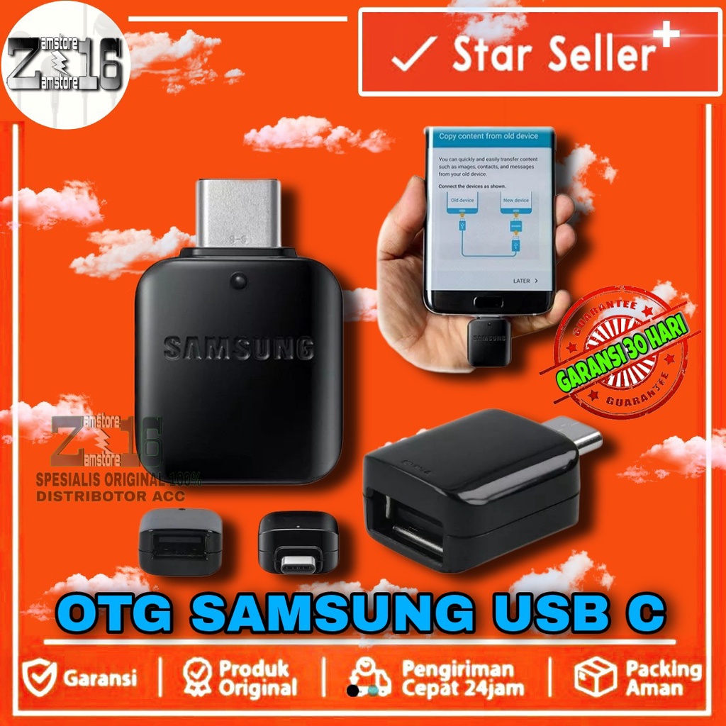Jual OTG ( On The Go ) Connector Samsung Galaxy USB A To Type C ...