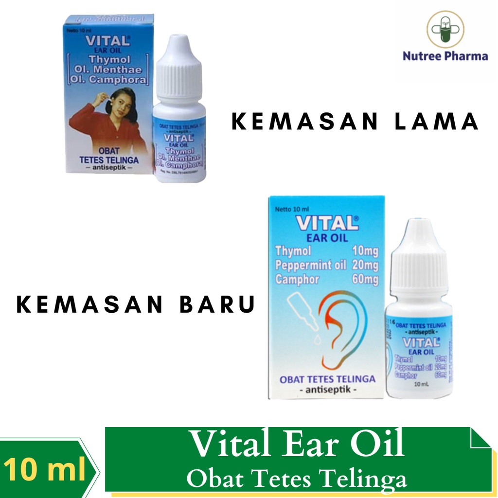 Jual ⚡MURAH & DIJAMIN ORI⚡ Vital Ear Oil 10 ml | Obat Tetes Telinga ...