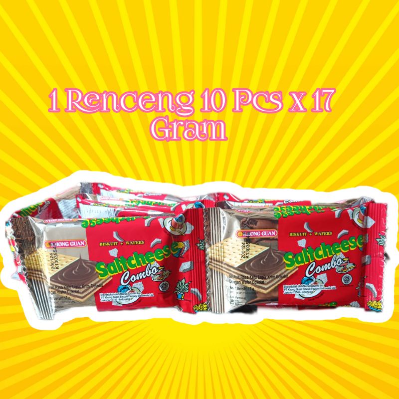 Jual Renceng KHONG GUAN SALTCHEESE Combo 17 Gr x 10 Pcs/YS.OLSHOP2020 ...