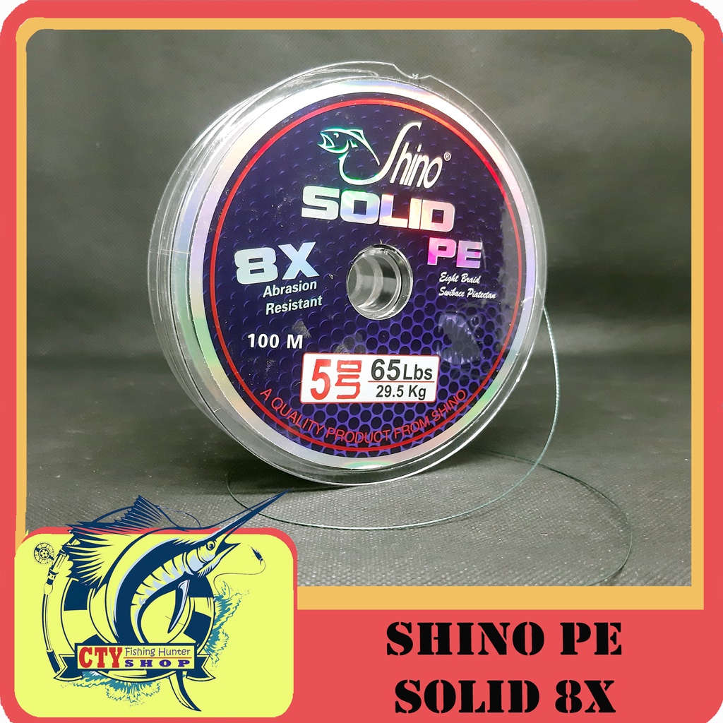 Jual Senar Line Benang PE SHINO SOLID Premium 100 meter X8 | Shopee ...