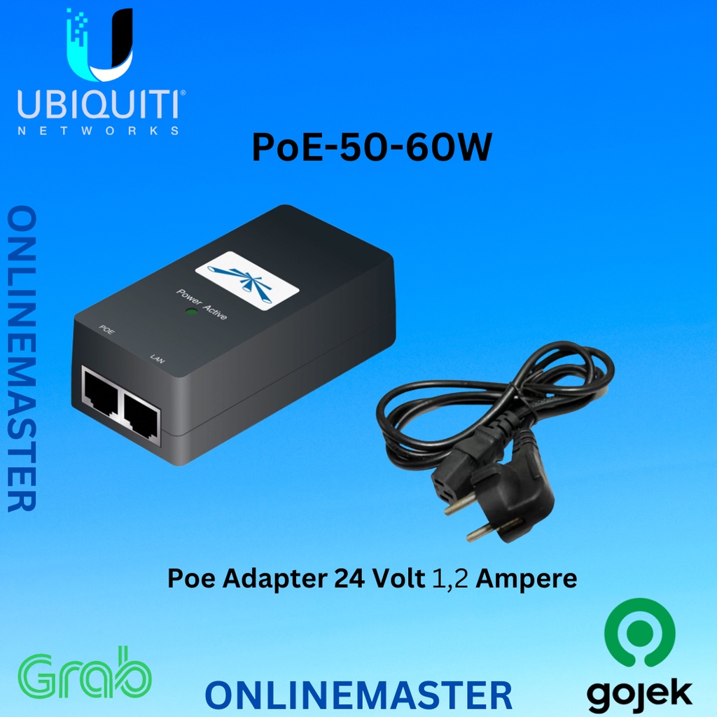Jual Ubiquiti POE‑50‑60W UBNT POE ADAPTER | Shopee Indonesia
