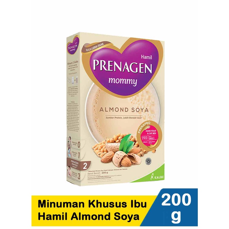 Jual Prenagen Mommy Minuman Khusus Ibu Hamil Almond Soya 200 Gram | Shopee Indonesia