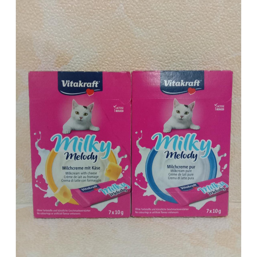 Jual Makanan Kucing Milky Melody isi 7x 10gr | Shopee Indonesia