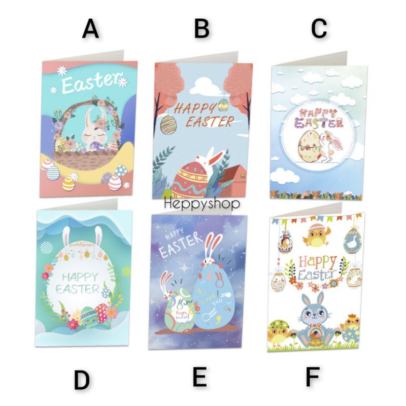 Jual Kartu Ucapan Happy Easter Selamat Paskah | Shopee Indonesia