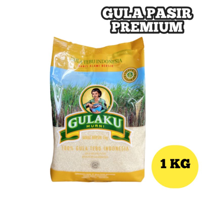 Jual GULA GULAKU KUNING/HIJAU 1KG SUGAR GULA PASIR PREMIUM GULAKU ...