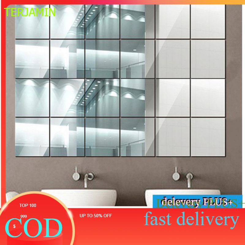 Jual Stiker Kaca Tempel Sticker Cermin Dinding model kotak | Shopee ...