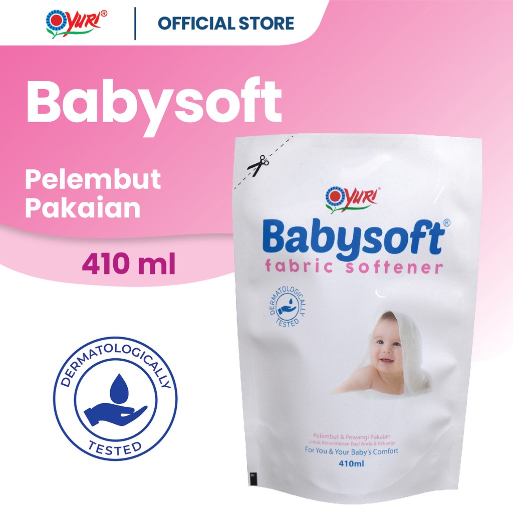 Jual Yuri Baby Soft Pelembut dan Pewangi Pakaian 410 Ml | Shopee Indonesia