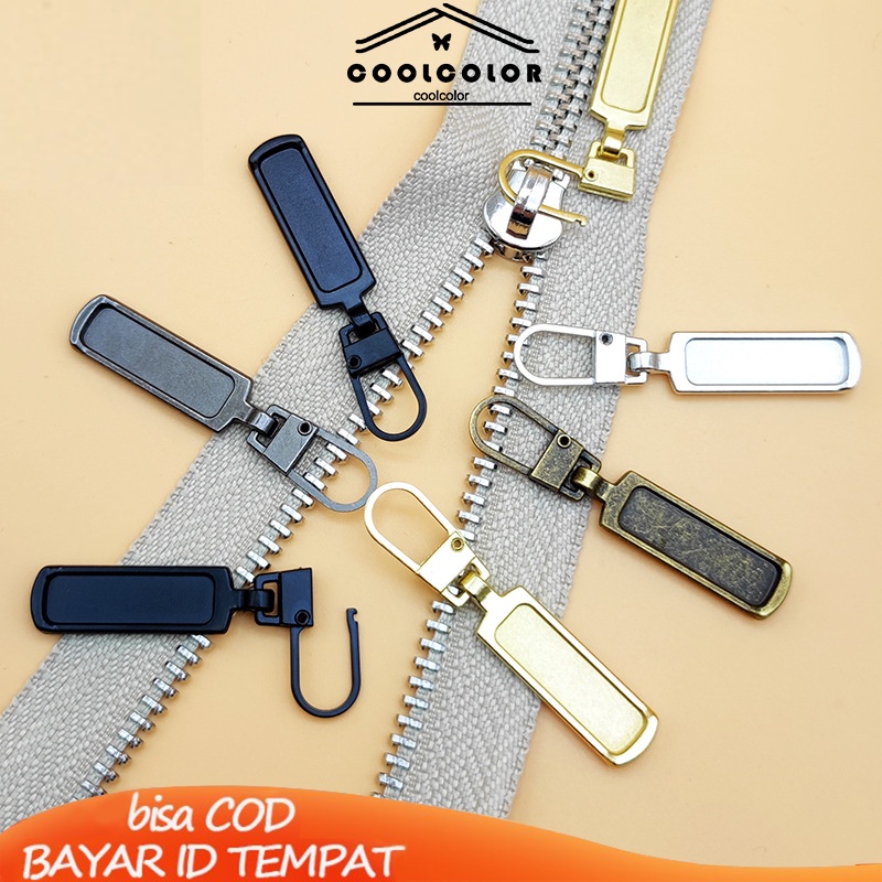 Jual COD ️kepala resleting jaket Ritsleting yang Dapat resleting tas ...