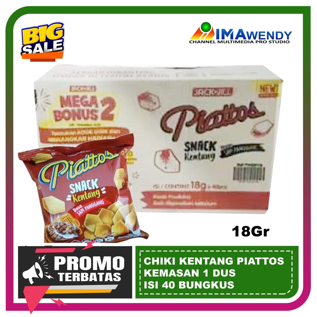 Jual Snack PIATTOS 20gr Kemasan 1 Dus isi 40 Bungkus | Shopee Indonesia