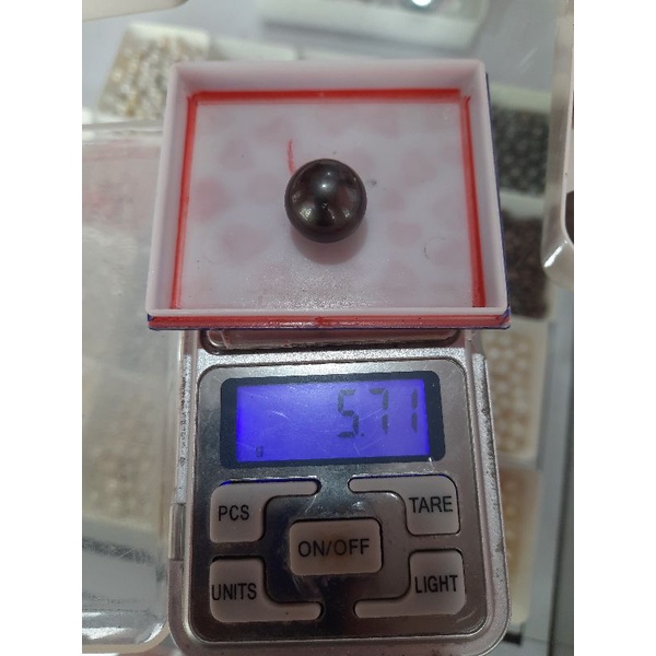 Jual butiran mutiara laut hitam tahiti big size ukuran jumbo | free ...