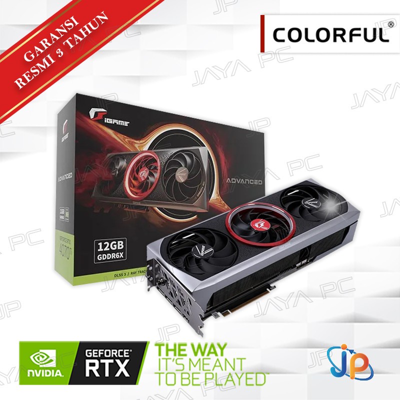 Jual VGA Colorful iGame GeForce RTX 4070 Ti Advanced OC-V 12GB GDDR6X ...
