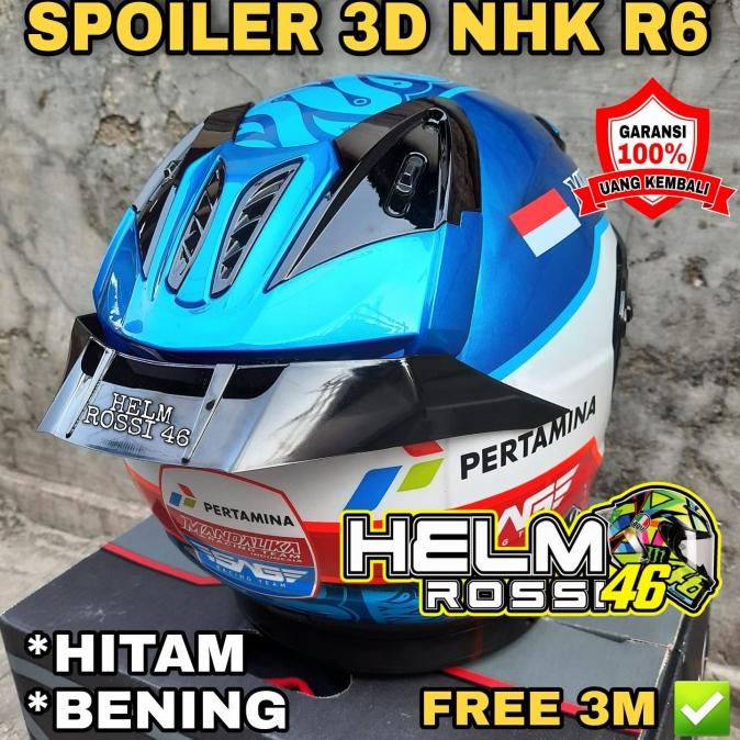 Jual Spoiler NHK R6 3D R 6 Hitam Bening Model GPR Pista Sudah Termasuk ...