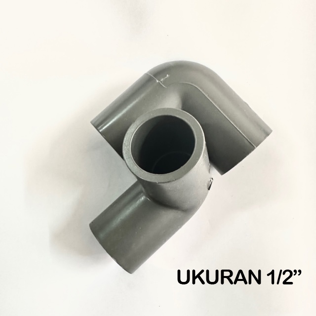 Jual Knee PVC/ Sambungan Pipa PVC L/ Fitting Pipa Elbow L 1/2 INCH PRALON | Shopee Indonesia