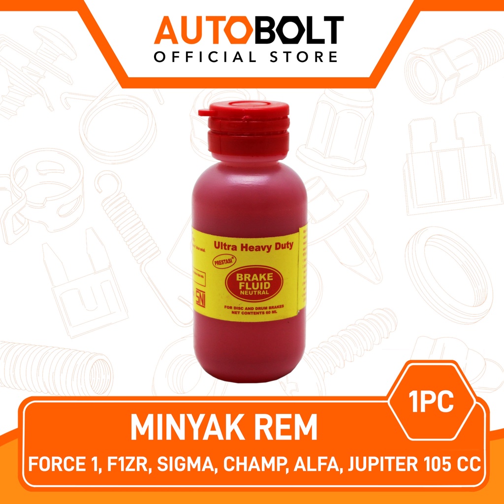 Jual Minyak Rem Prestasi Oli Brake Fluid Cair 60ml 60 Ml | Shopee Indonesia