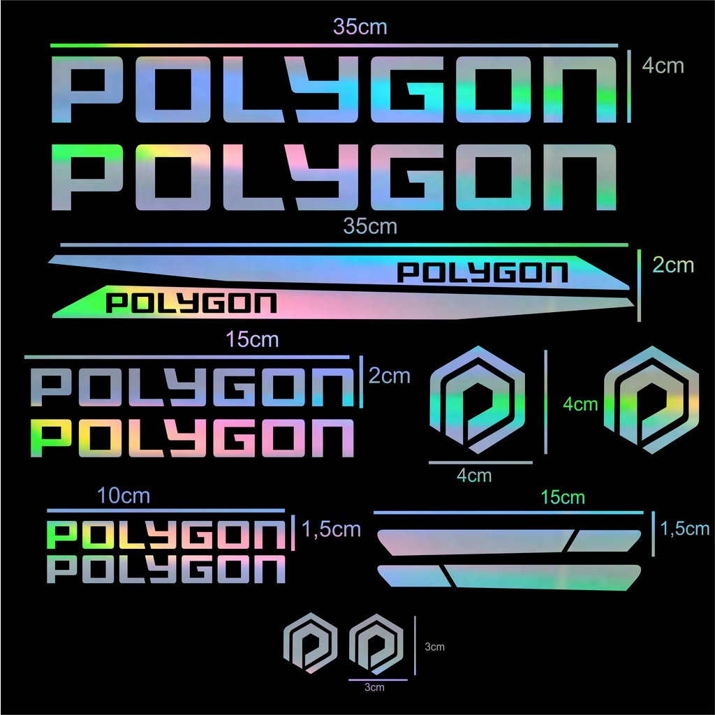 Jual Decal Stiker Cutting Sepeda Polygon, Sticker Bike MTB Balap | Shopee Indonesia
