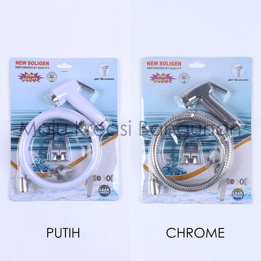 Jual ϟ Mumpung Lagi Ada Jet Shower SOLIGEN Set Kepala Washer Toilet Cebok Chrome Selang ...