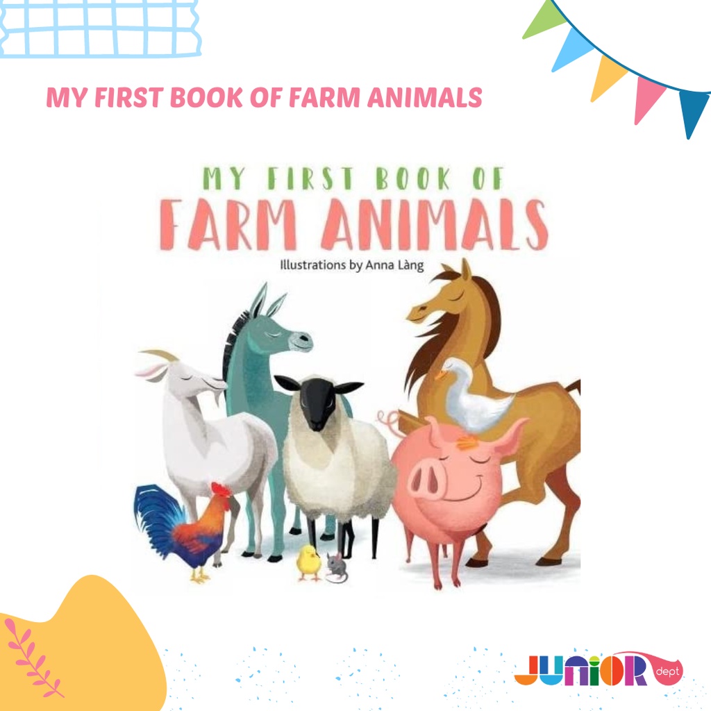Jual My First Book of Farm Animals / Buku Tentang Hewan Ternak / Board ...