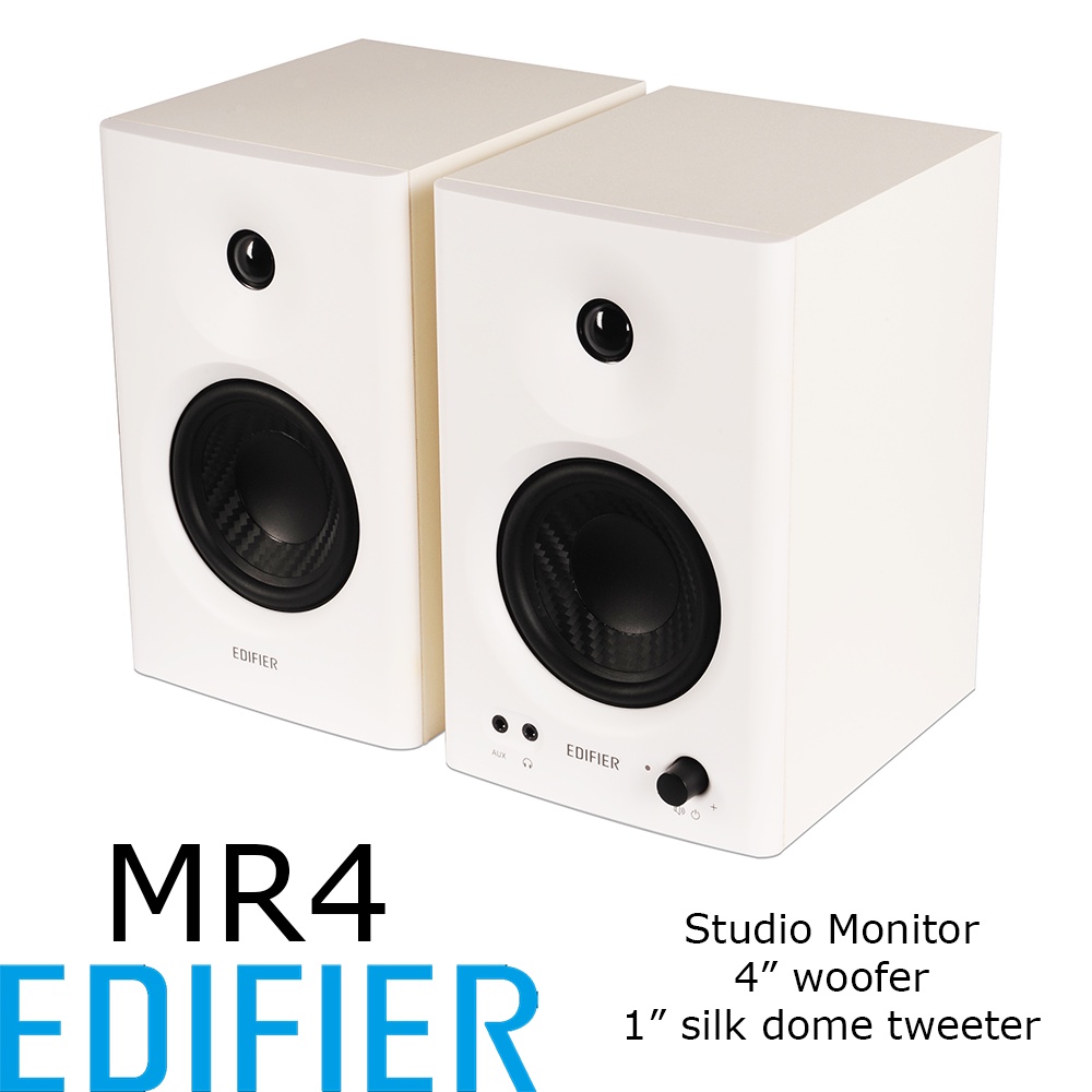Jual Edifier MR4 MR-4 Speaker Monitor 4" Flat Studio Recording ...