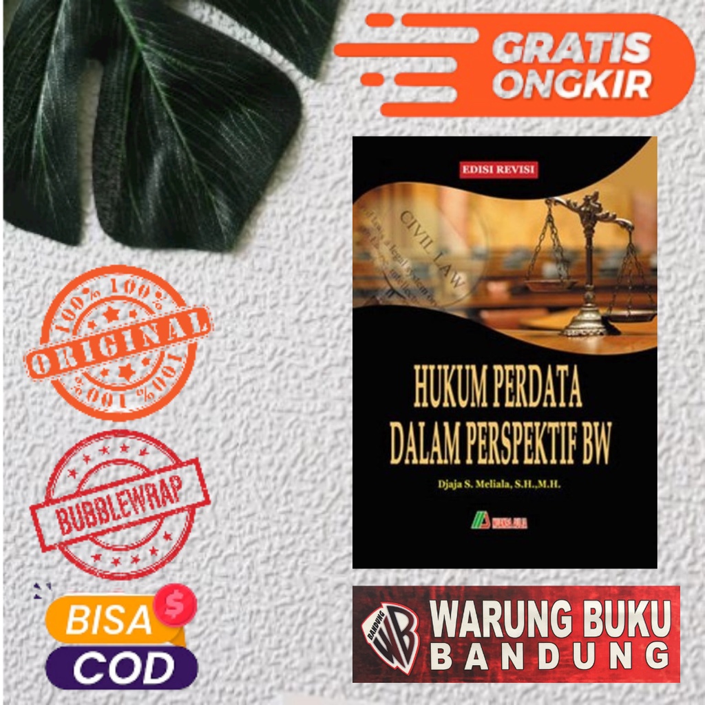 Jual Buku Hukum Perdata Dalam Perspektif BW Edisi Revisi - Djaja S. Meliala SH,MH | Shopee Indonesia