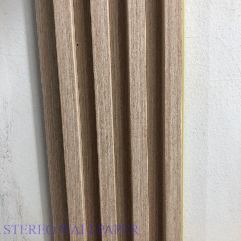 Jual wpc woodpanel per lembar untuk backdrop tv ruang tamu ukuran 16cm ...