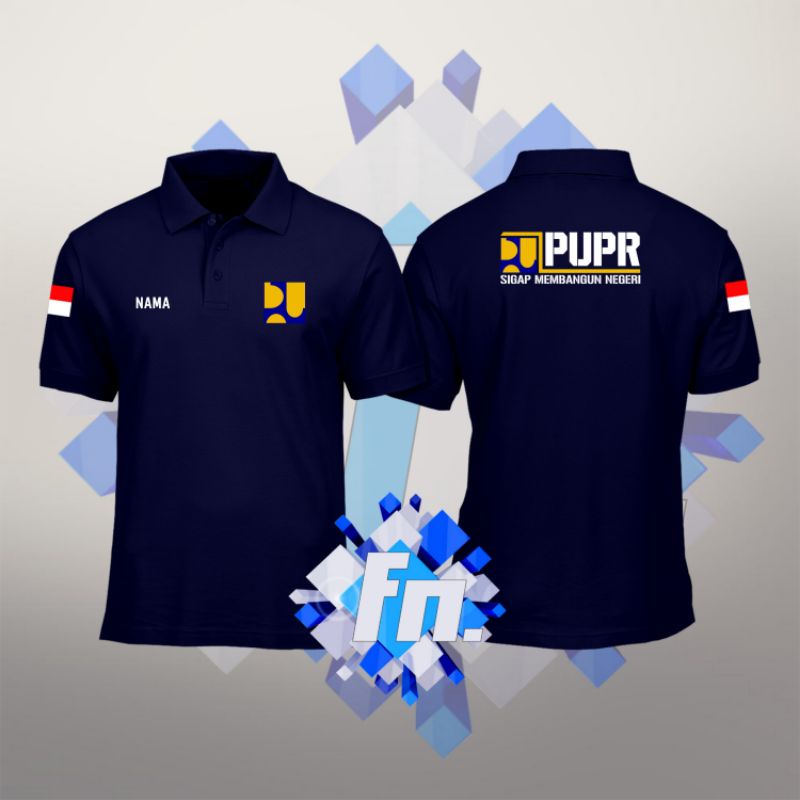 Jual KAOS POLO SHIRT KEMENTERIAN / DINAS PUPR SIGAP MEMBANGUN NEGERI ...
