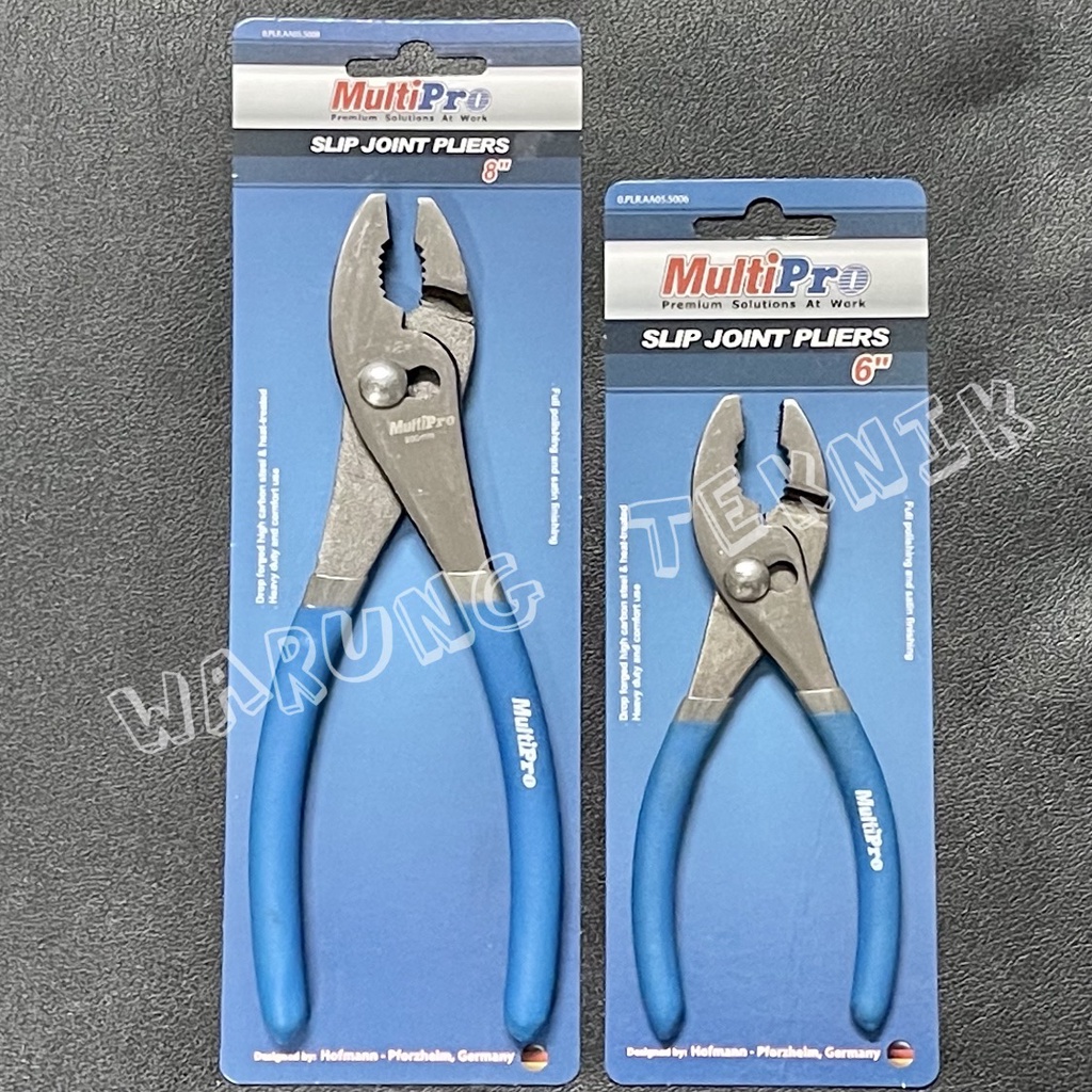 Jual MULTIPRO Tang Slip Joint Gagang Karet - Slip Joint Pliers With ...